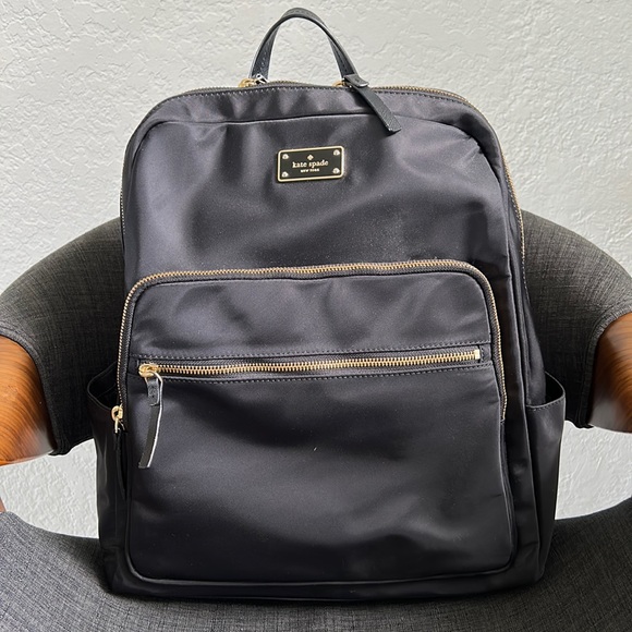 kate spade | Bags | Kate Spade Large Nylon Computer Laptop Backpack ...